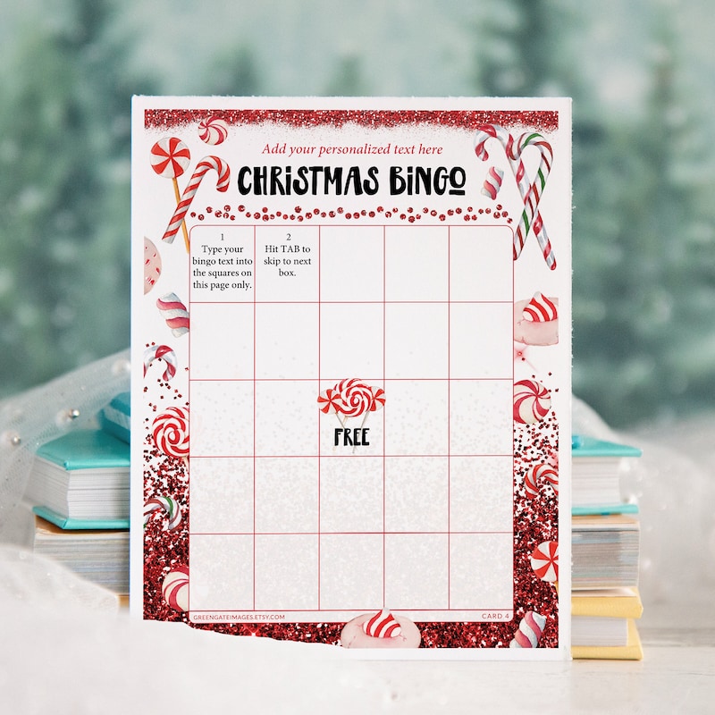 Blank Bingo Printable - Etsy