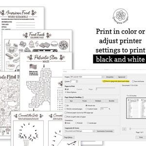 US Patriotic Activity Bundle - PRINTABLE Word Games & Puzzles for ...