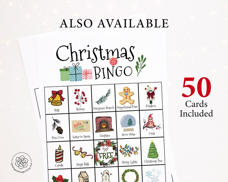 Winter Bingo Cards Printable Bingo 50 Cards Senior Citizen Etsy Winter Bingo Cards Printable Bingo 50 Cards Senior Citizen Etsy