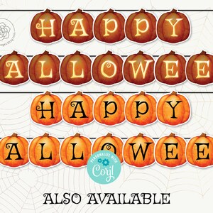 Halloween Ghost Garland printable banner halloween | Etsy