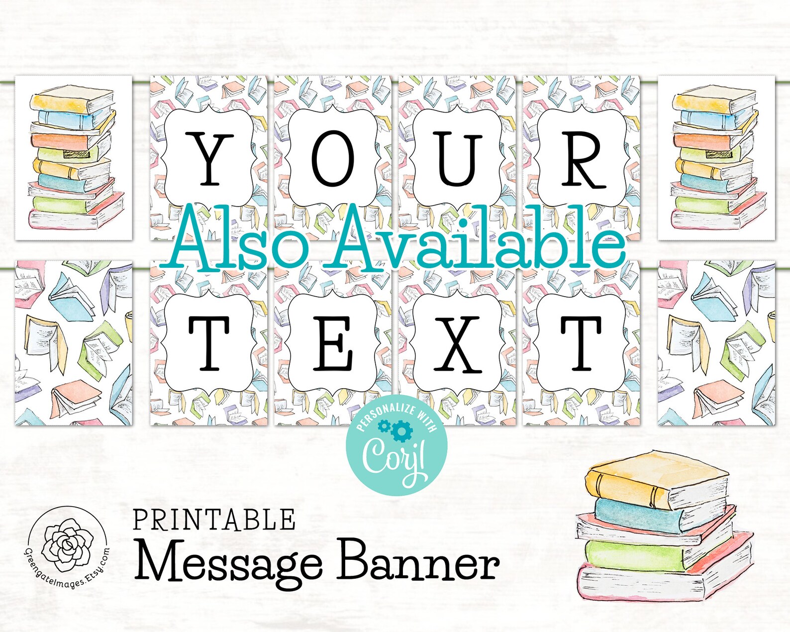 Sign Template Editable Corjl 8.5x11 Sign Book Sign | Etsy