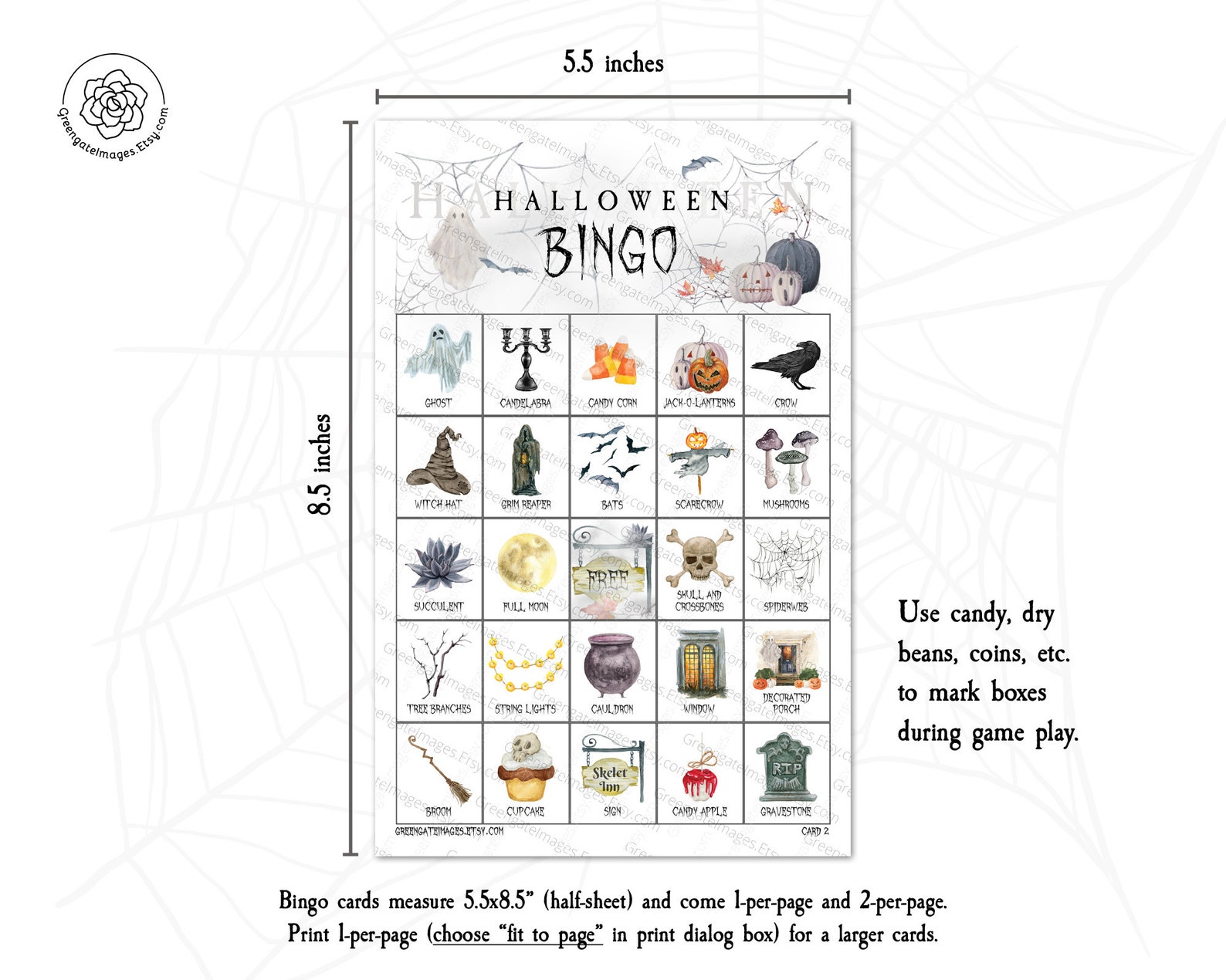 Halloween Bingo Cards Printable Bingo 50 Cards Party Idea Etsy halloween-bingo-cards-printable-bingo-50-cards-party-idea-etsy