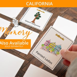 California Bingo - 50 PRINTABLE Unique Cards You Download Instantly ...