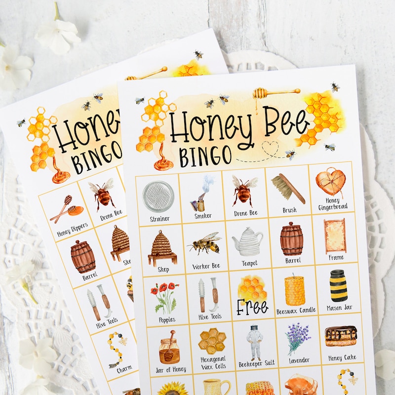 Bee Bingo - Etsy