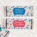 School Candy Bar Wrappers PRINTABLE Custom Hershey Wrap, Editable in ...