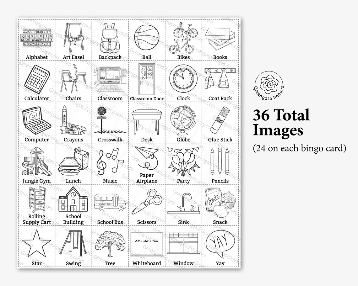 100th Day of School Bingo 50 PRINTABLE Unique Cards. Instant - Etsy