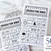Graduation Bingo Cards: Printable Bingo Cards, Black and White, 50 ...