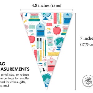 School/classroom Bunting - PRINTABLE Banner for Teachers, Back to ...