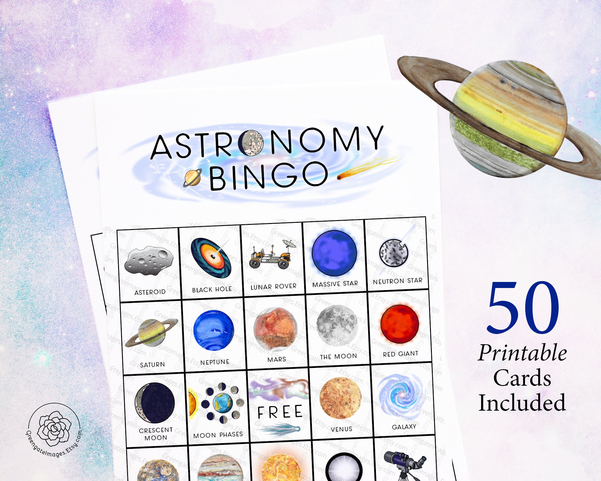 Astronomy Bingo