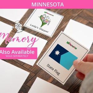 Minnesota Bingo Cards 50 PRINTABLE Unique Cards. Download Instantly. MN ...