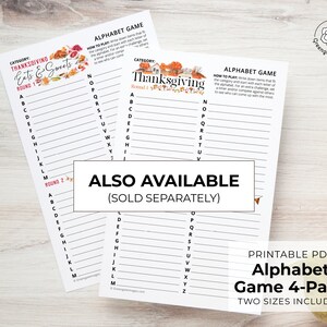Thanksgiving Food Word Scramble - PRINTABLE Downloadable Activity. Word ...