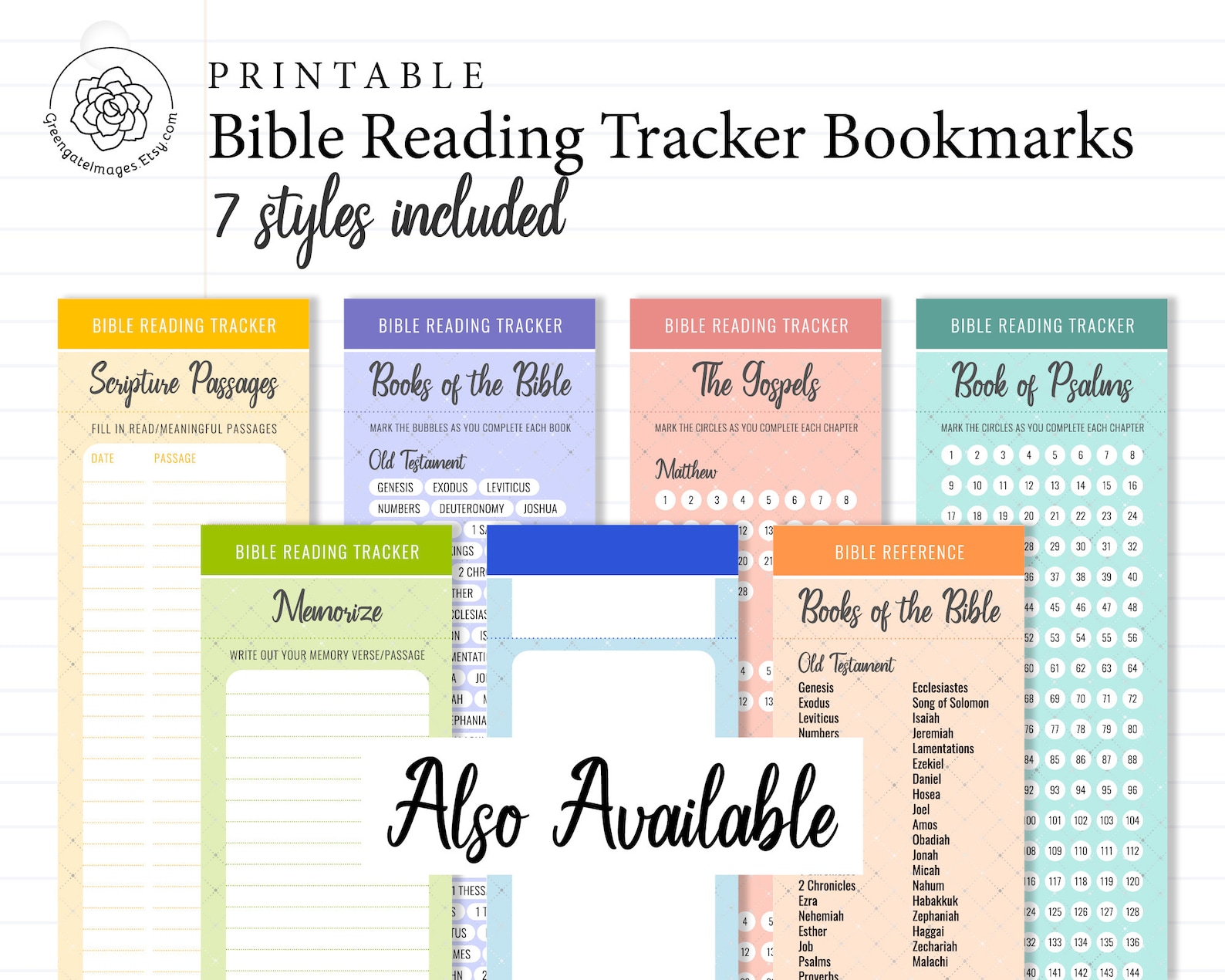 Lent Bookmark Bible Tracker - Printable Bookmark, Lenten Reading Plan ...