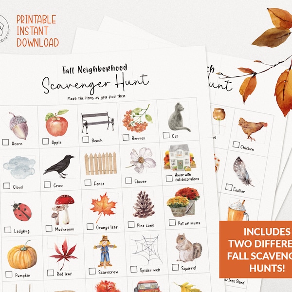 Halloween Scavenger Hunt - Etsy