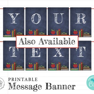 Rainbow Letter Banner - Editable Printable Message Bunting, Swallowtail ...