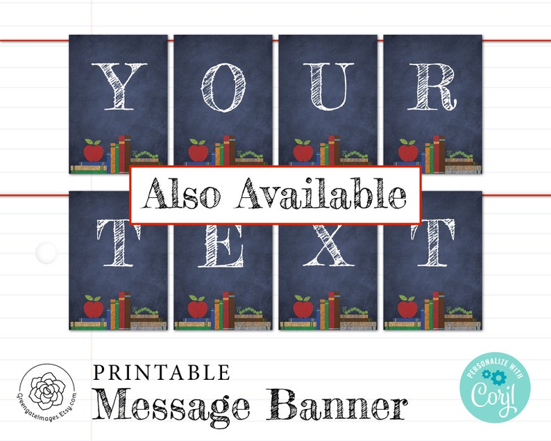 Rainbow Letter Banner Editable Printable Message Bunting - Etsy