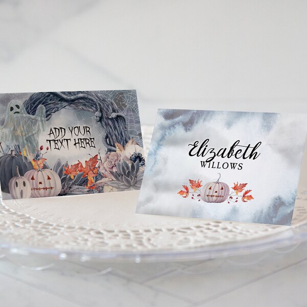 Halloween Tent Cards - Etsy