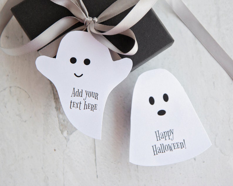 Halloween Ghost Gift Tags Printable Gift Tags Favor Tags - Etsy