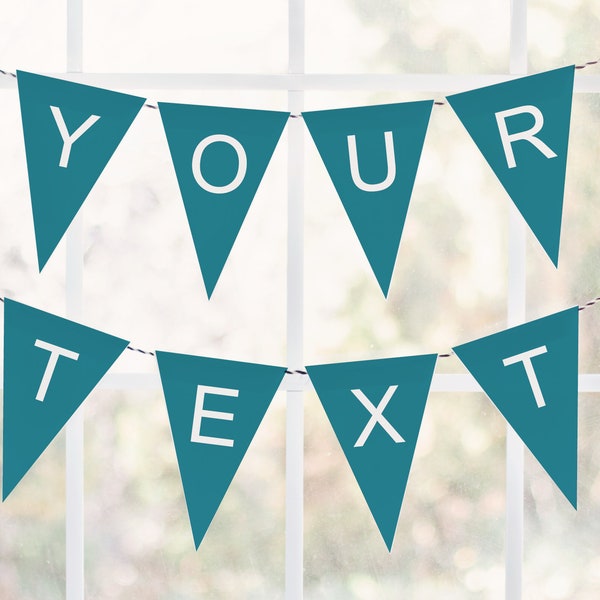 Letter Bunting - Etsy