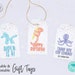 Balloon Animal Birthday Gift Tags - Printable Gift Tag, Editable Corjl ...
