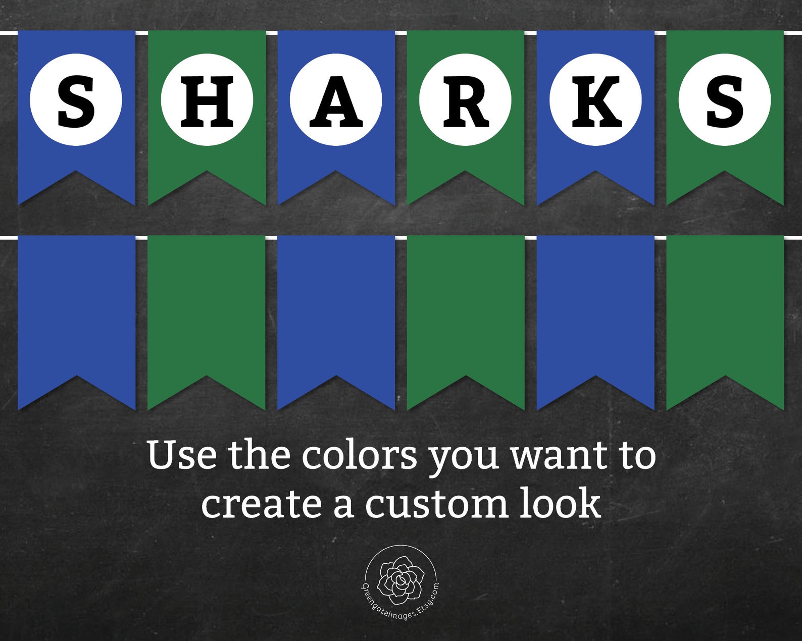 Rainbow Letter Banner Editable Printable Message Bunting - Etsy