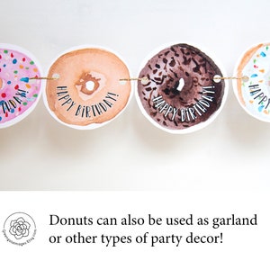 Donut Gift Tags Printable Gift Tag, Editable Corjl, Favor Bag Tag, Hang ...