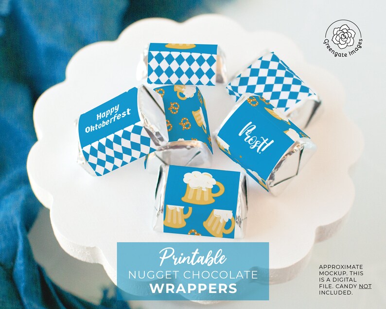 Oktoberfest Nugget Wrappers - Printable/fillable PDF Download for ...
