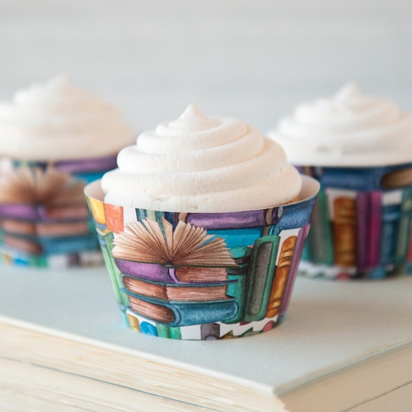 Book Cupcake Topper - Etsy