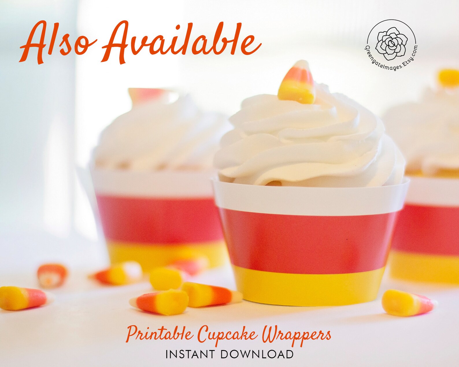 Candy Corn Gift Tags Printable Bag Tags That You Can | Etsy