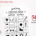 Christmas Bingo Cards: Printable Bingo Cards Black and White | Etsy