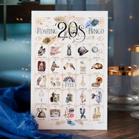 Roaring 20s Match-the-slang Game Printable for Gatsby Art Deco Bridal ...