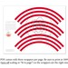 Red Striped Printable Cupcake Wrapper Instant Digital - Etsy