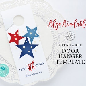 Patriotic Bookmark - Personalize Corjl, 4th of July Bookmark, Book Club Ideas, Library Printable ...