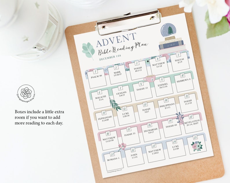 Advent Bible Reading Plan - PRINTABLE - Advent Calendar, Advent ...