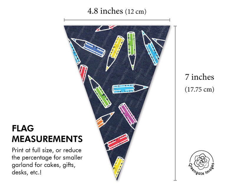 Black School Doodles Bunting - PRINTABLE Banner for Teachers, Open ...