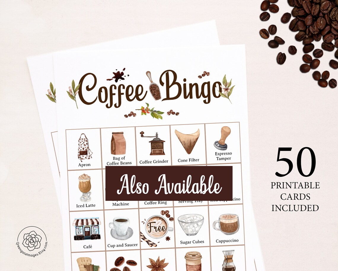 Chocolate Bingo Cards: Printable Bingo Cards Color Pictures - Etsy UK