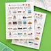 US Landmarks Bingo - 50 PRINTABLE Unique Cards. Instant Digital ...