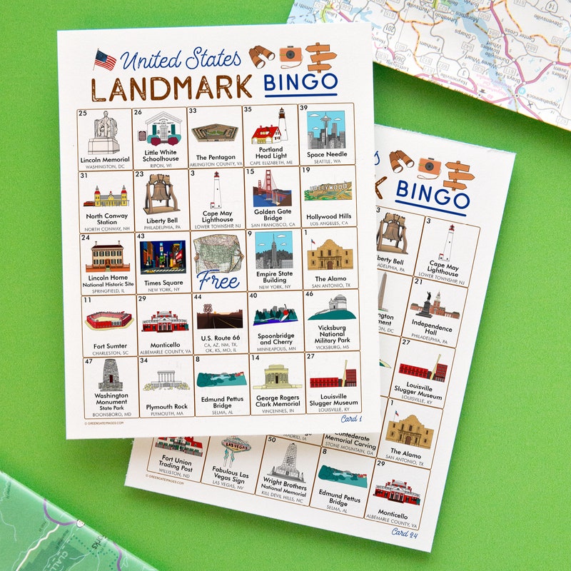 Usa Landmarks - Etsy