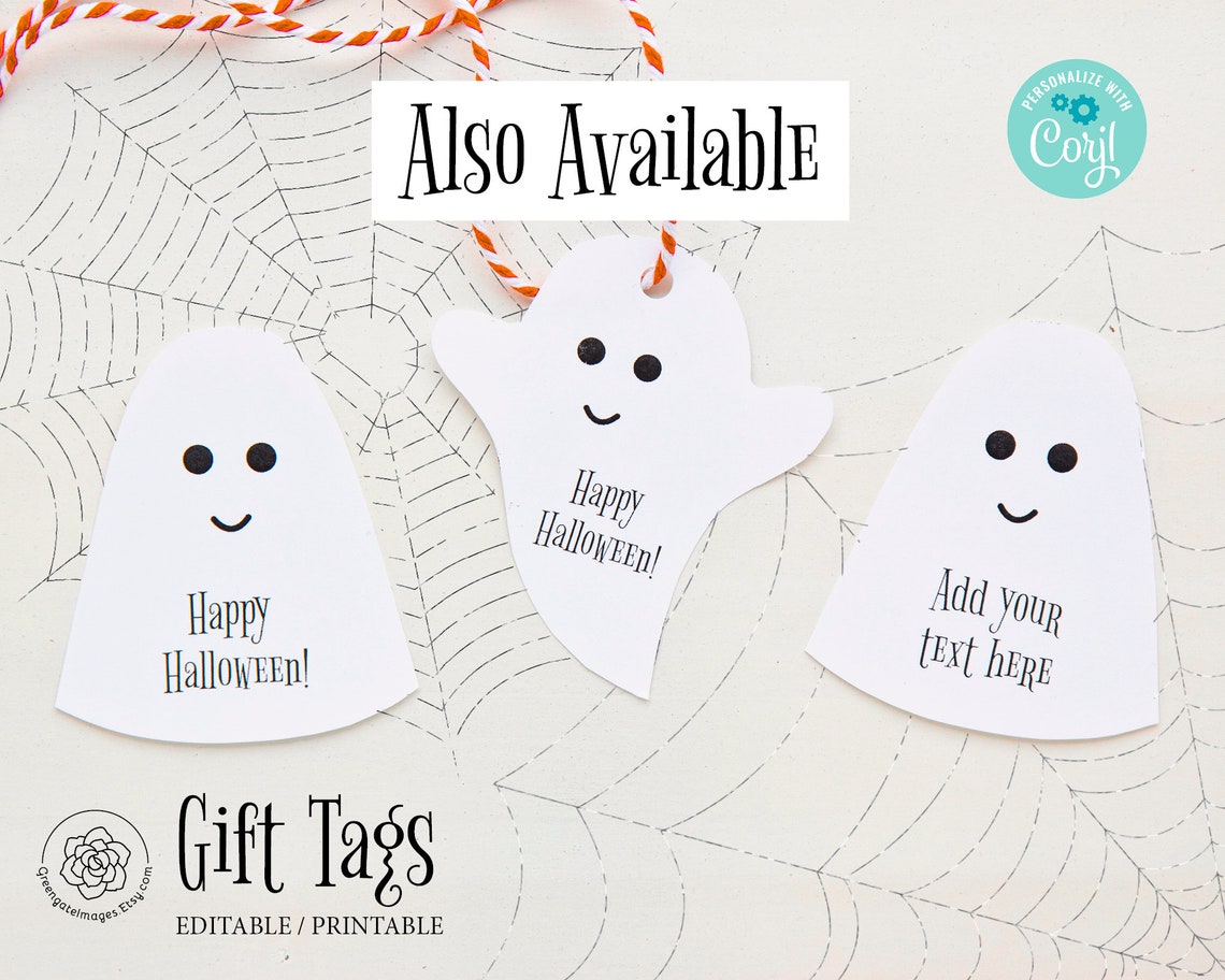 Candy Corn Gift Tags - Printable Bag Tags That You Can Personalize in ...