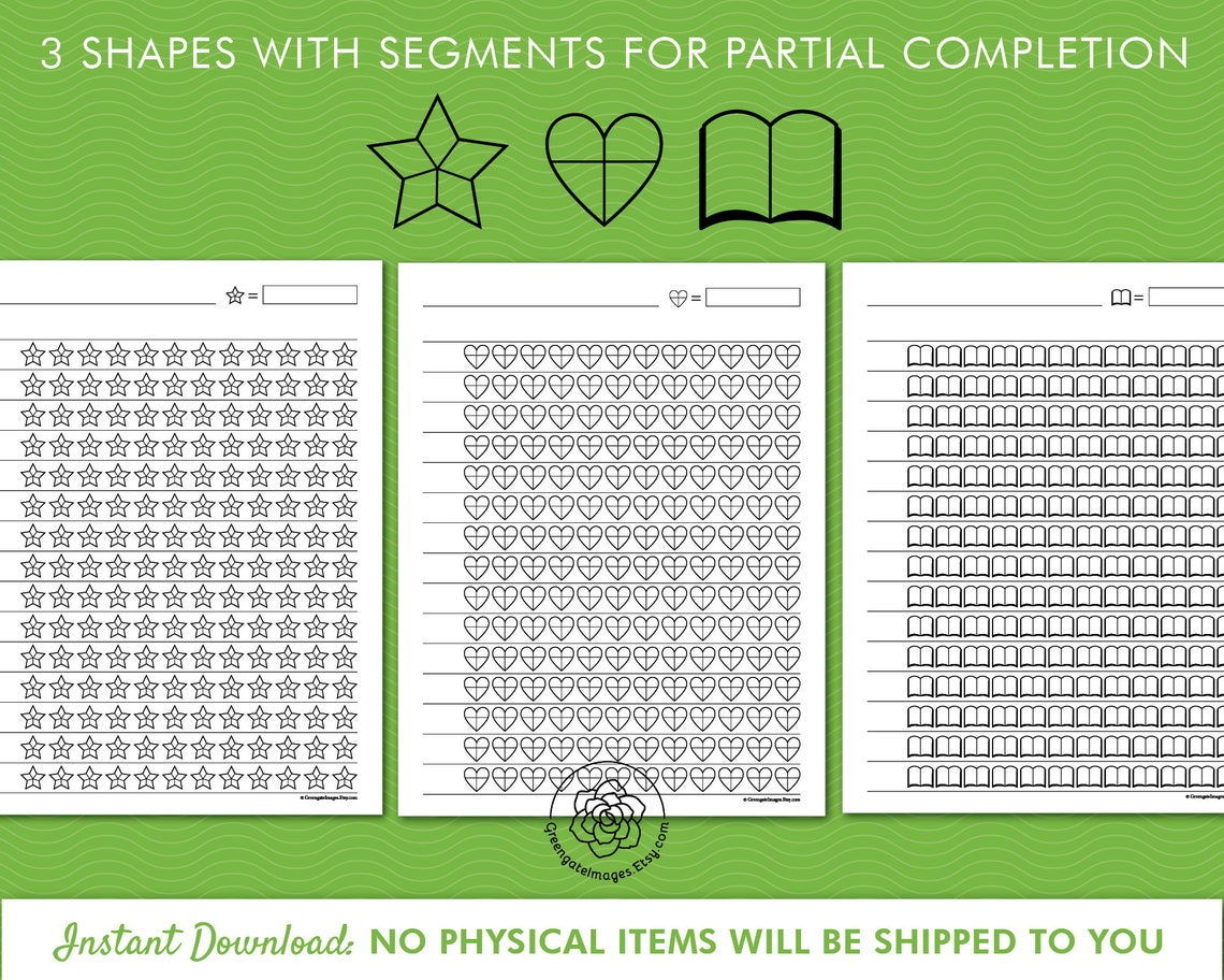 Progress Tracking Printables Progress Chart Printable - Etsy