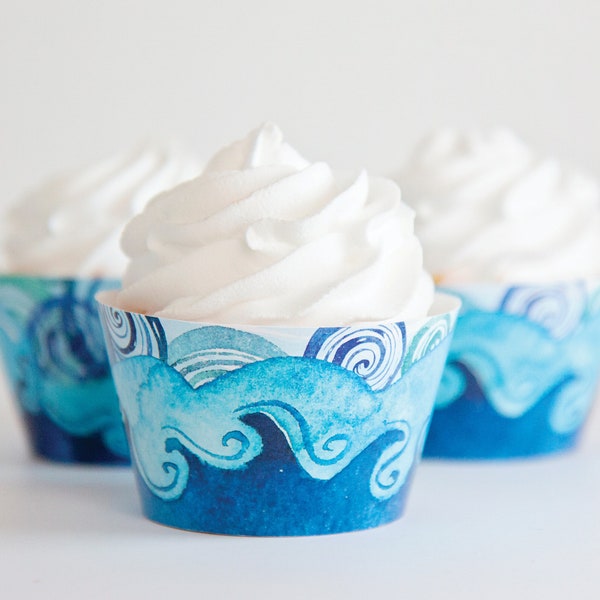 Wave Cupcake - Etsy