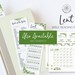 Lent Bookmark Bible Tracker - Printable Bookmark, Lenten Reading Plan ...