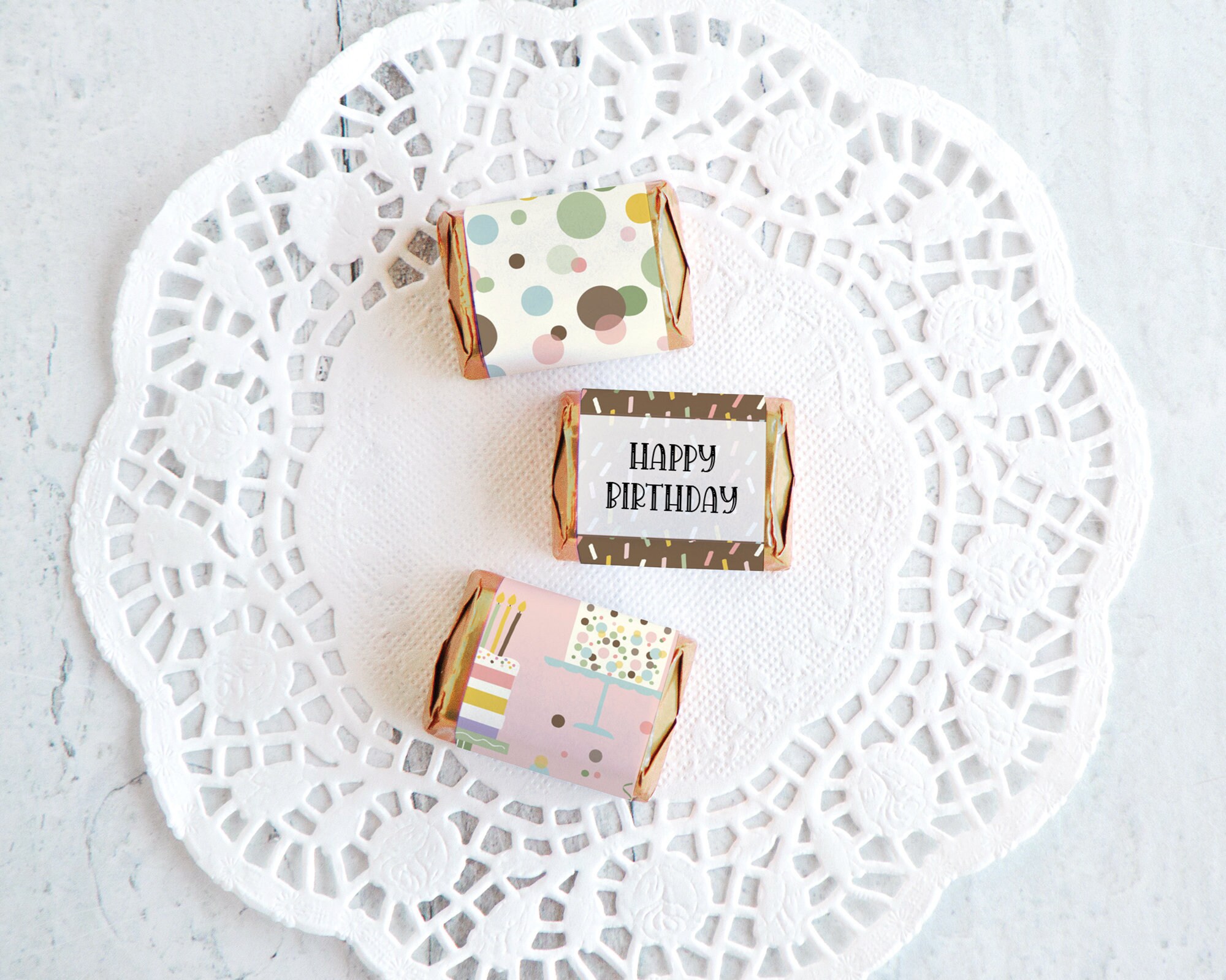 Birthday Nugget Wrappers - Printable/fillable PDF Download for Wrapping ...
