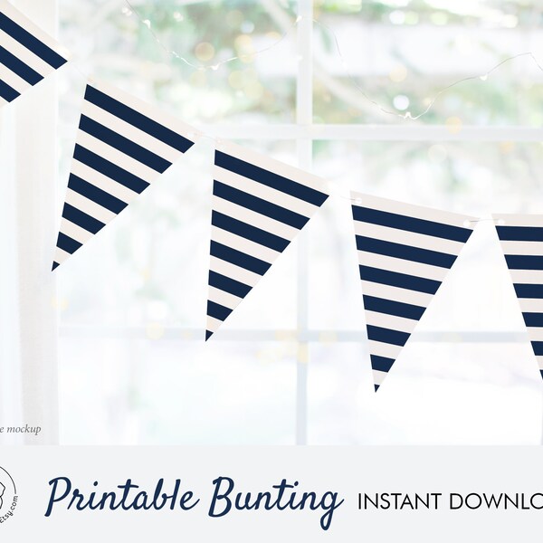 Striped Banner - Etsy