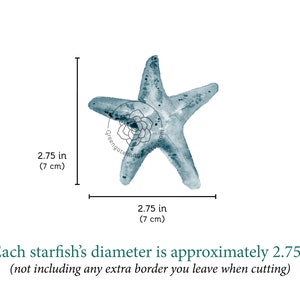 Starfish Gift Tags - Printable Gift Tag, Editable Corjl, Favor Bag Tag ...