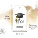 Graduation Gift Tags Printable Gift Tag, Editable Corjl, Favor Bag Tag ...