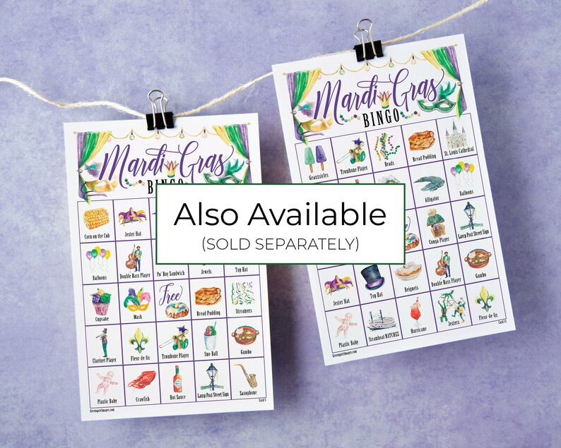 PRINTABLE Mardi Gras Word Search Big 40-word Find. Instant - Etsy