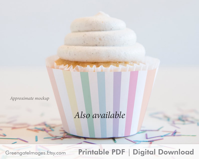 Pastel Rainbow Bunting - SIX COLORS INCLUDED, Printable Solid Banner ...