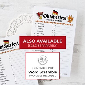 Oktoberfest Activity Page - PRINTABLE Instant Download PDF for Kids and ...