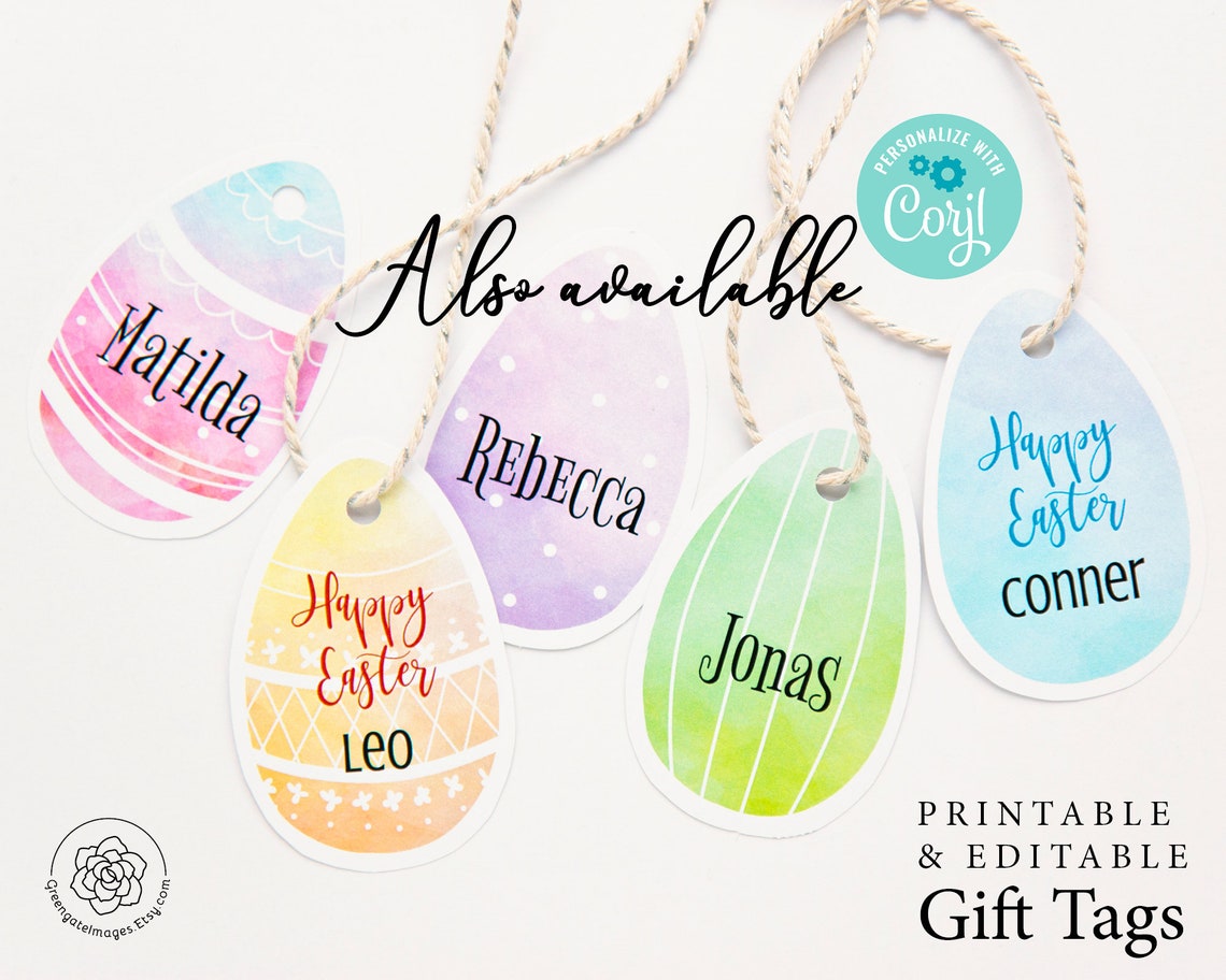 Carrot Gift Tags Corjl Editable Favor Tag Printable Hang | Etsy