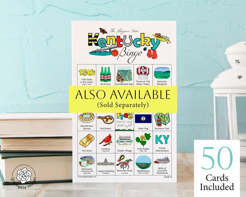 PRINTABLE Kentucky Activity Page - Instant Download PDF Kids Games. KY ...